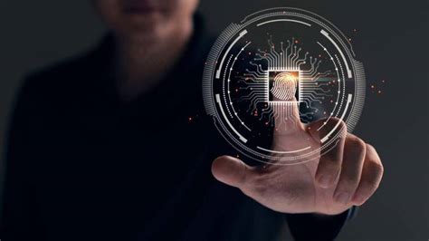 未来技术和控制论在互联网上的安全性手指扫图片 包图网企业站