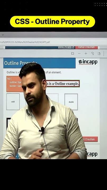 Css Outline Property Incapp Rahulchauhansir Shorts Virelvideo