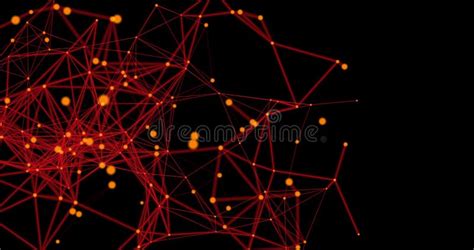 Abstract Background With Connecting Dots And Lines Network Connection Structure Plexus Weave