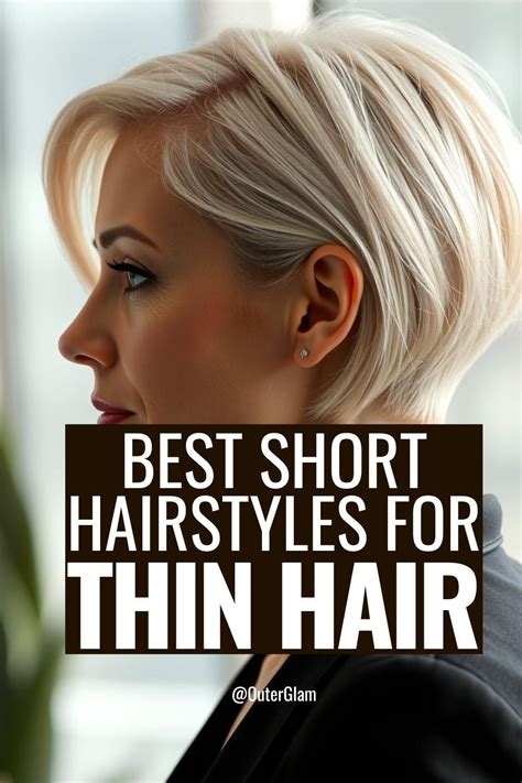 Short Fine Hairstyle Women Artofit