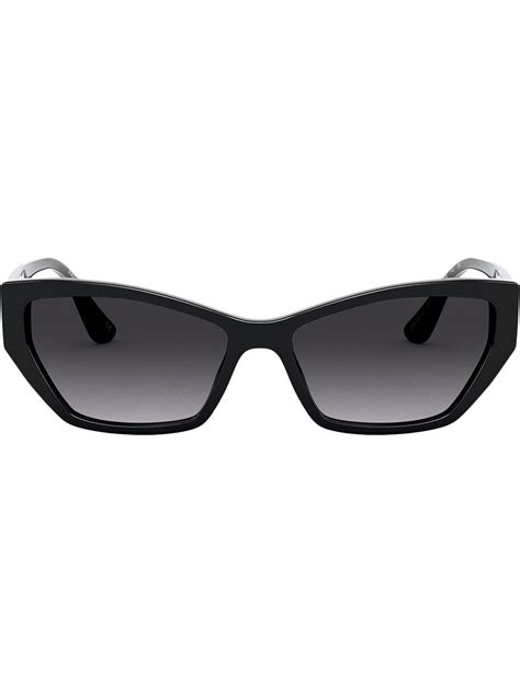 Popular Designer Black Rectangular Sunglasses Dolce Gabbana Women Editorialist