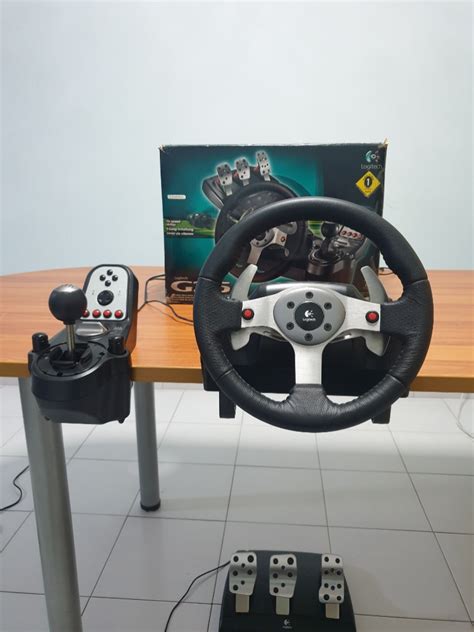 Logitech G Steering Wheel Ps Ps Xbox Pc Video Gaming Gaming Accessories Controllers On