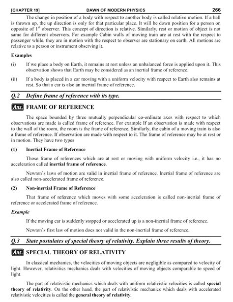 Solution Class 12th Physics Chapter Dawn Of Modern Physics Complete