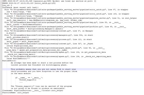 Paddle Serving 服务化部署后，启动报错pipeline Server Init Error · Issue 8993 · Paddlepaddlepaddleocr · Github