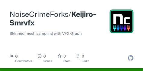 GitHub NoiseCrimeForks Keijiro Smrvfx Skinned Mesh Sampling With VFX Graph