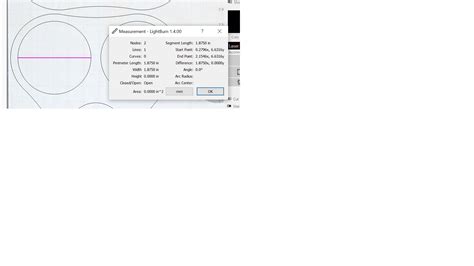 Radius Measurement Is Wrong LightBurn Software Questions LightBurn Software Forum