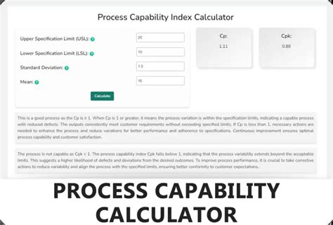 Guide Process Capability Analysis Cp Cpk Learn Lean Sigma