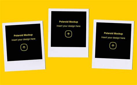 Free Polaroids Mockup Free Mockup