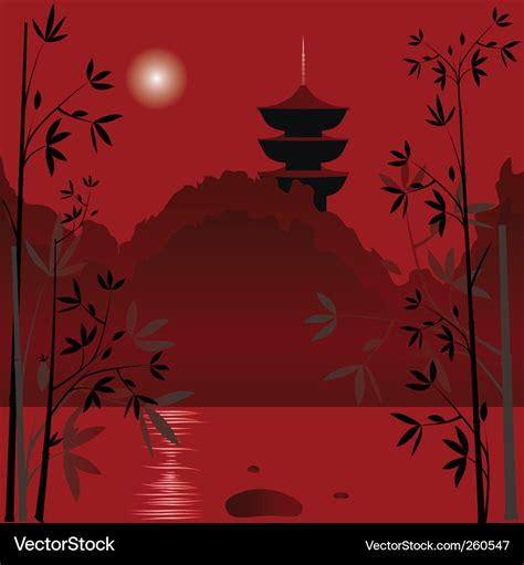 Asian Background Royalty Free Vector Image Vectorstock