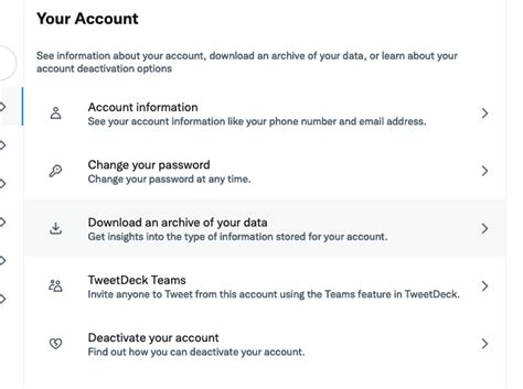 Downloading Your Twitter Archive Ora Lytics