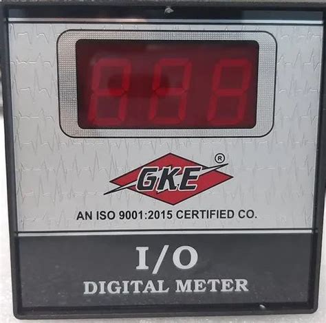 GKE 72 MM Digital Input Output Meter For Industrial At Rs 200 In Ghaziabad