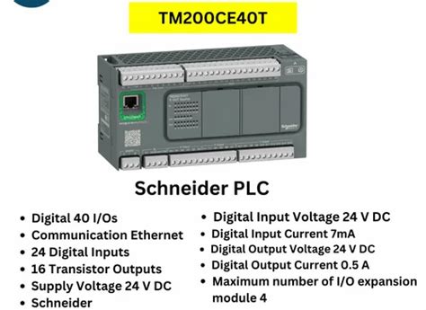 Schneider Plc Tm200ce40t 40 Io Transistor Source Ethernet At ₹ 19793