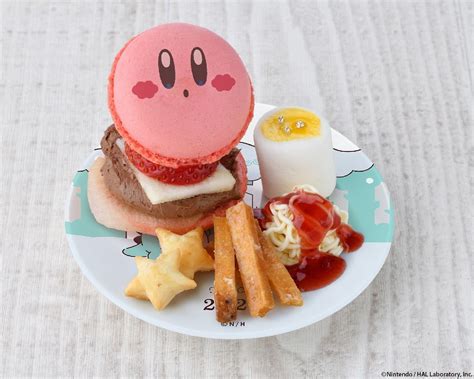 Kirby Cafe 2021 New Menu Small Kirby Burger Is Cute You Can Take The