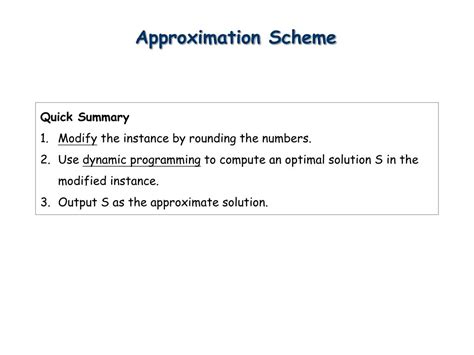 Ppt Polynomial Time Approximation Scheme Powerpoint Presentation Free Download Id5647689