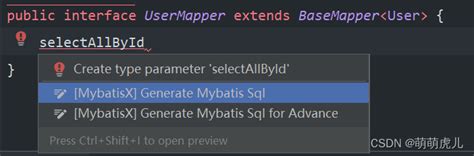 Mybatisplus 条件构造器分页多数据源mybatisx插件（生成代码）mybatis Plus插件生成 Csdn博客