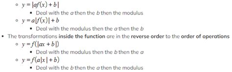 IB DP Maths AA HL复习笔记2 9 2 Modulus Transformations 翰林国际教育