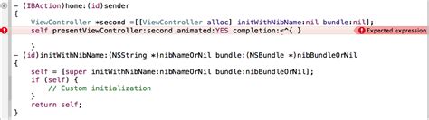 Ios5 Ios 6 Update Code Error Switching Views Stack Overflow