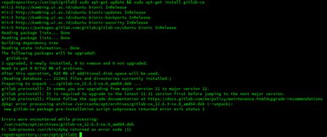Cara Meng Upgrade Gitlab Di Ubuntu Server GoBlog