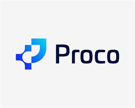 Premium Vector Letter P Initials Simple Modern Tech Network Data