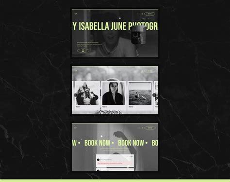 Isabelle June Squarespace Template Photography Website Template