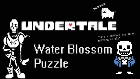 Waterfall Bridge Seed Puzzle Undertale Tips 02 Youtube