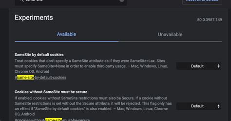 Learning Record Samesite Cookie