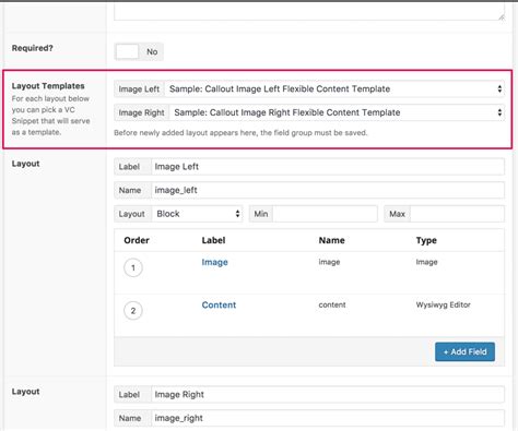How To Create A Template For Acf Flexible Content With Visual Composer Wp Acf Vc Bridge