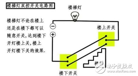 一到三楼楼梯灯电路图 楼梯灯电路图 灯的电路图 大山谷图库