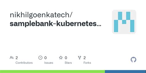 GitHub Nikhilgoenkatech Samplebank Kubernetes Pipeline