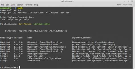 Install Powershell On Linux Mint Mike Tabor