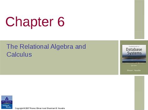 relational algebra