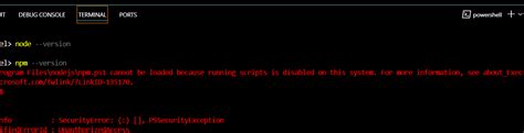Fixing Powershells Unauthorizedaccess Error When Running Npm On Windows