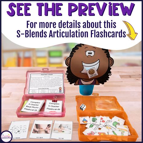 S Blends Articulation Flashcards And Games Speech Therapy Activities