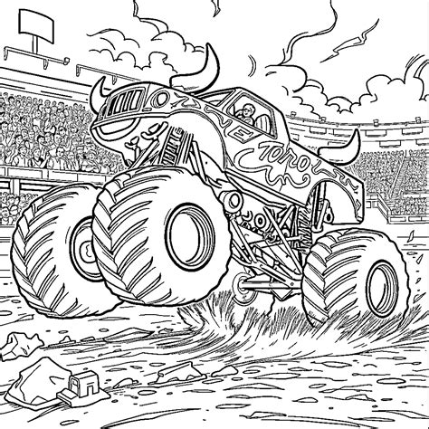 Best El Toro Loco Coloring Pages Free Printable Pdf