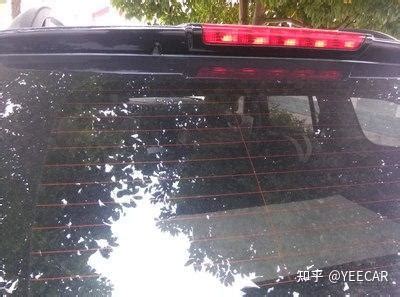 汽车后挡风玻璃撕膜损坏电热丝怎么办 知乎