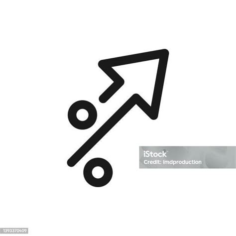 퍼센트 업 라인 아이콘입니다 백분율 화살표 성장 은행 개념 가격에 대한 스톡 벡터 아트 및 기타 이미지 가격 개념 개념과 주제 Istock