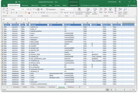 Dataedo Pdf And Excel Documentation