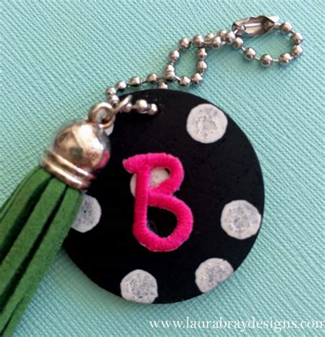 Diy Monogram Key Chain Joysa