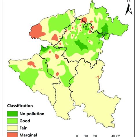 spatial distribution of pollution sources download scientific diagram