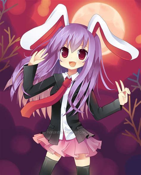 Touhou Reisen By Hanahello On Deviantart Female Anime Touhou Anime Anime