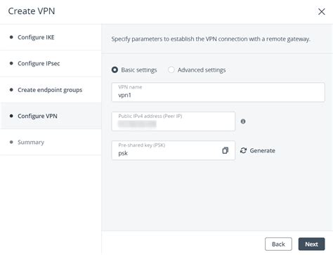 Managing VPN Connections CloudPe