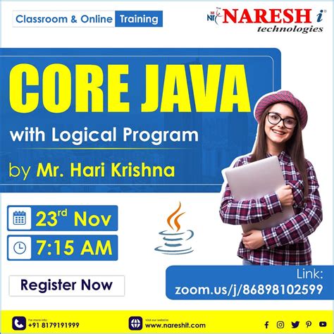Core Java Online Training — Naesh It Avinash Nit Medium