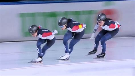 2022 23 Isu 스피드스케이팅 포기하지 않는 대한민국 최선을 다한 레이스 [월드컵 1차 여자 팀추월] Sbs