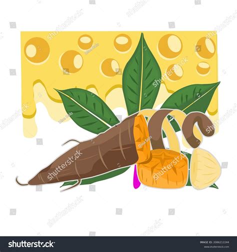 Singkong Keju Over Royalty Free Licensable Stock Illustrations