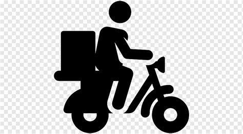 스쿠터 오토바이 배달 컴퓨터 아이콘 전송 배달 로고 운전 면허증 실루엣 Png Pngwing