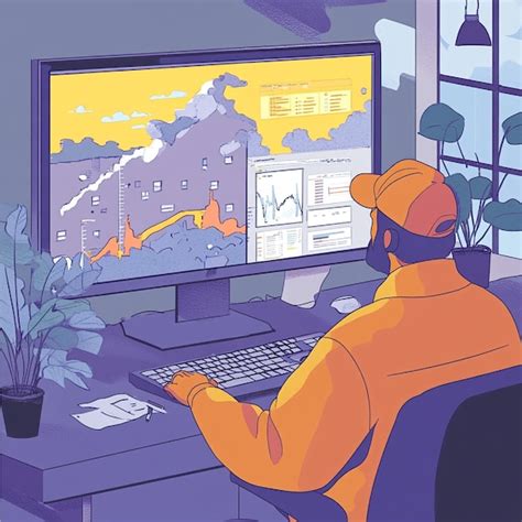 Meteorologists Analyzing Weather Data And Forecasting On A Computer Premium Ai Generated Image