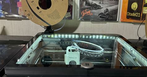 Bambu Top Filament Mount To Accommodate Led Riser By Moparminingllc
