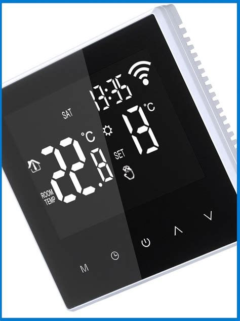 Wi Fi Smart Thermostat Digital Temperature Controller App Control Weekly Circulation