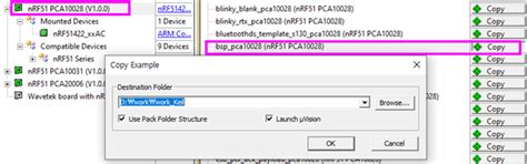 NRF51 DK Keil MDK How To Build The Example Peripheral Bsp