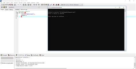 Lỗi Failed To Execute Code C Trên Dev C Programming Dạy Nhau Học